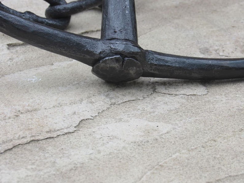 Handmade Anchor Sculpture Forged by Scottish Blacksmith - Etsy