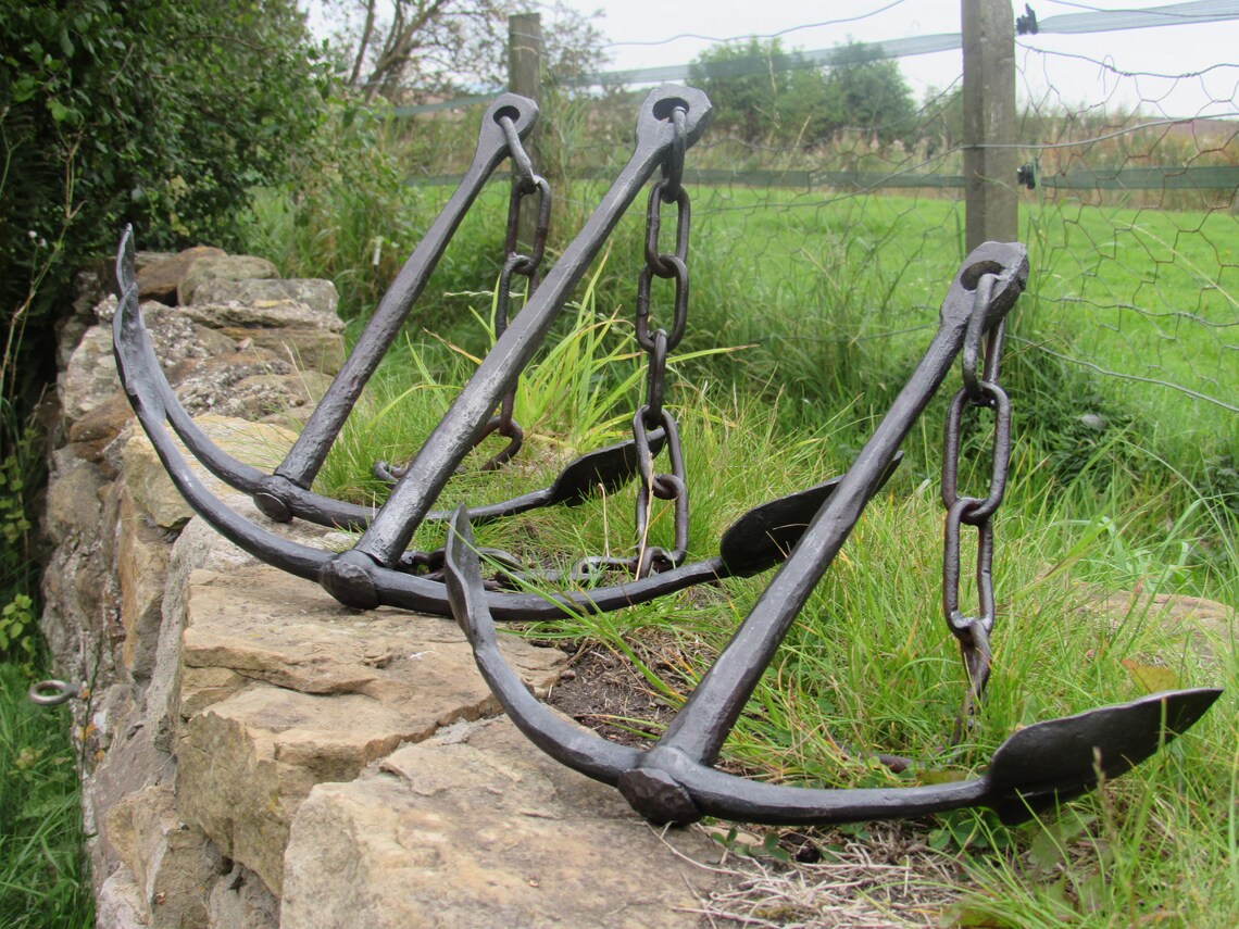 Handmade Anchor Sculpture Forged by Scottish Blacksmith - Etsy