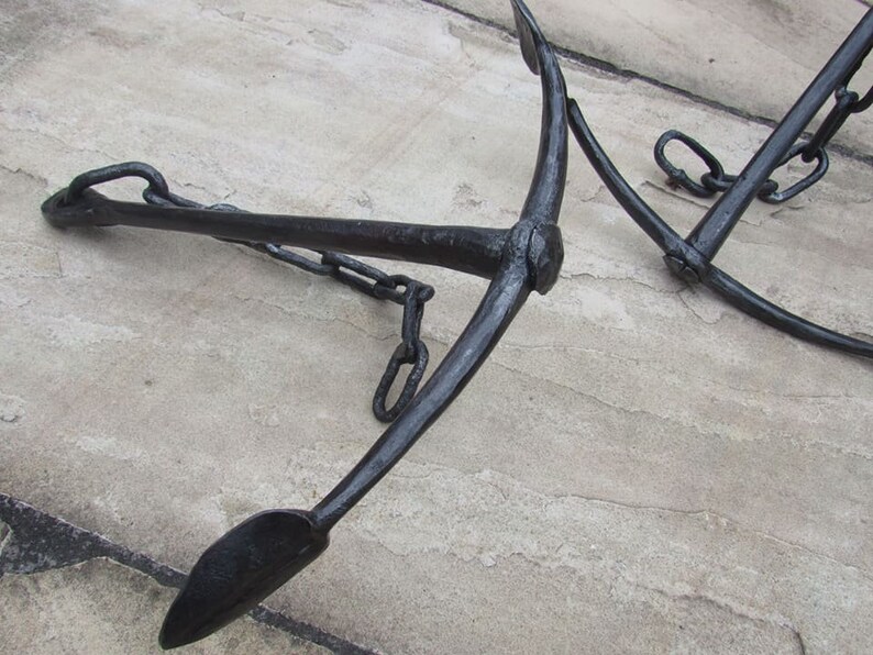 Handmade Anchor Sculpture Forged by Scottish Blacksmith - Etsy