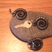Hand Made Ammonite Style Keyring - Etsy UK