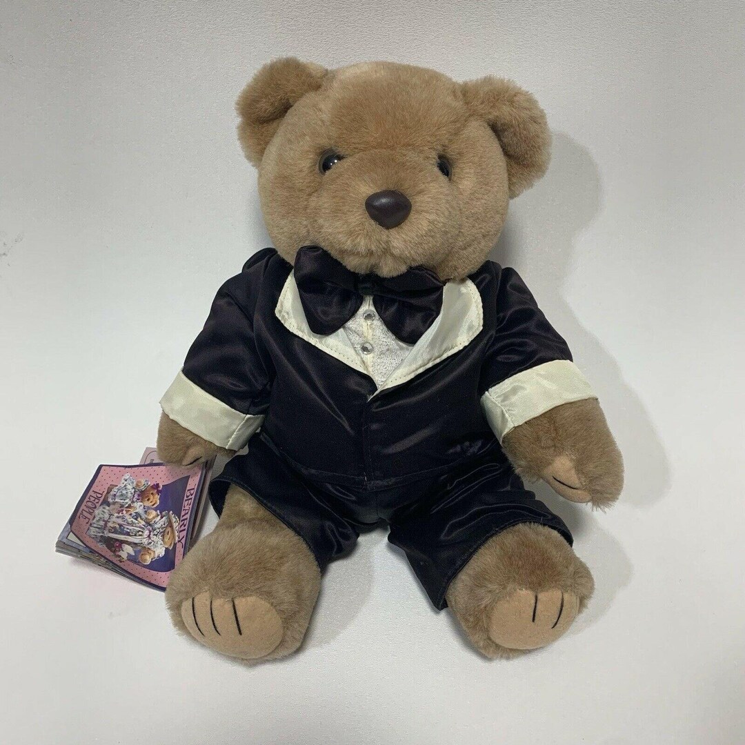 Bearly People Victorian Groom Bear Plush 14" Collectible Tag Attached ...