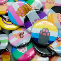 LGBTQ Gay Pride Buttons Pin Set Collection, Gay Flag, Rainbow Flag ...