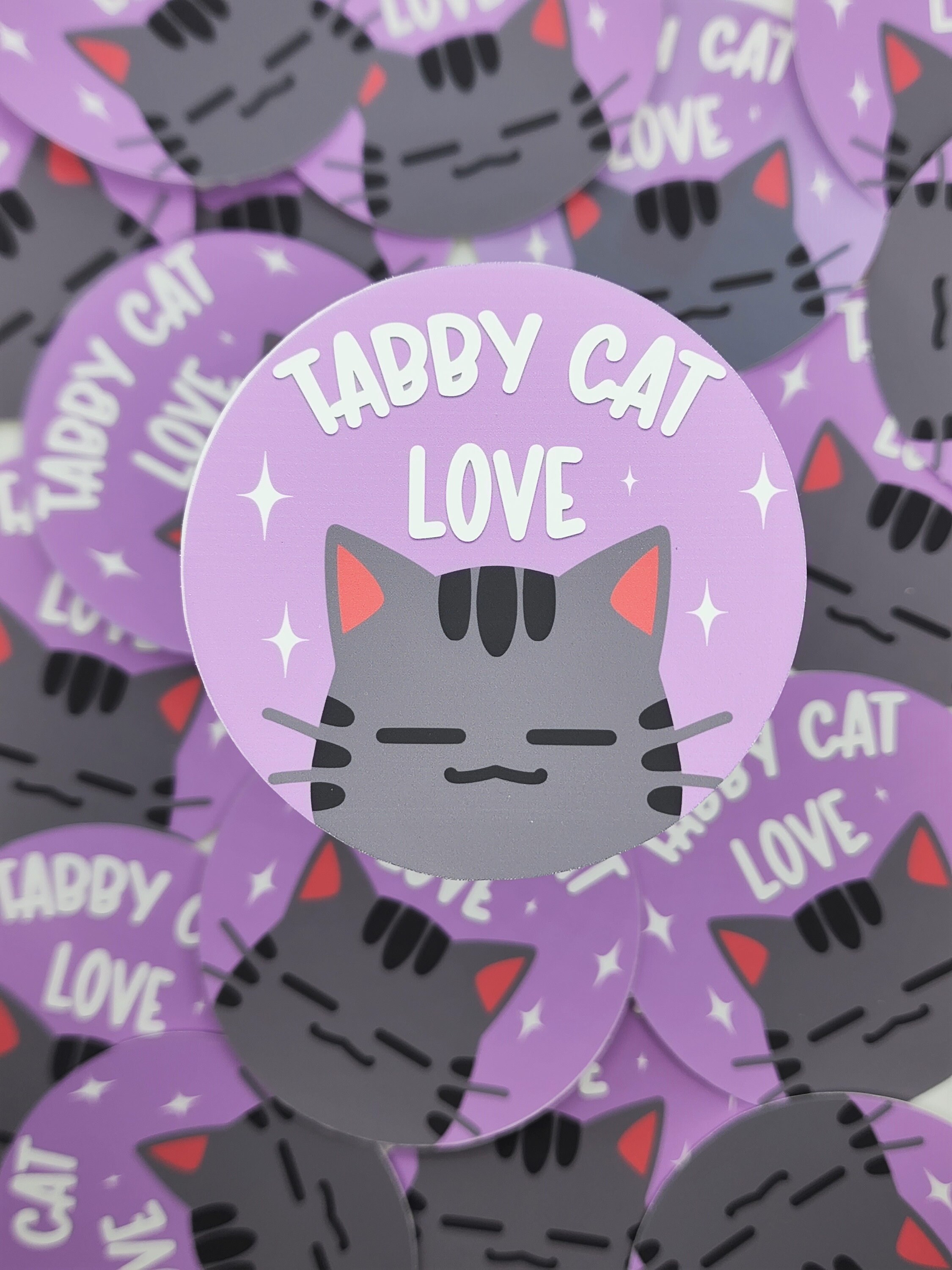 Cat Love Stickers, Cat Club, Cat Appreciation, Water Bottle Stickers ...
