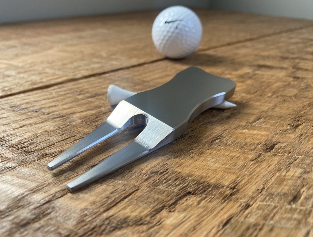 CNC Machined Stainless Steel Golf Divot Tool - Etsy