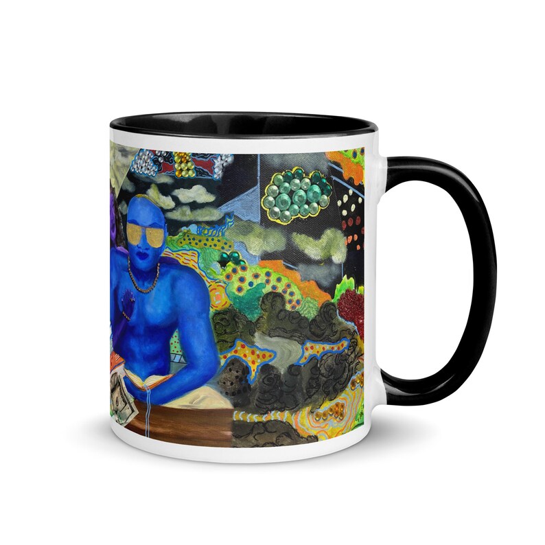 Research Mug With Color Inside - Etsy