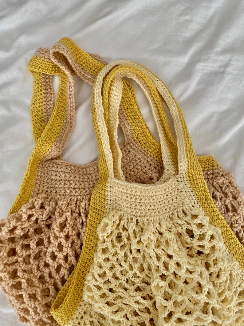 Handmade Crochet Market Bags - Etsy