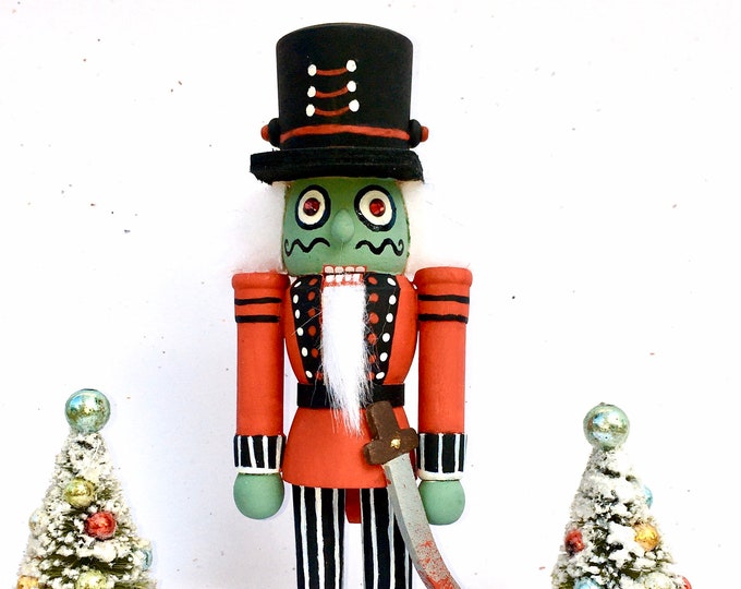 Haunted Mansion Hand Painted Christmas Nutcracker - Nightmare Before ...