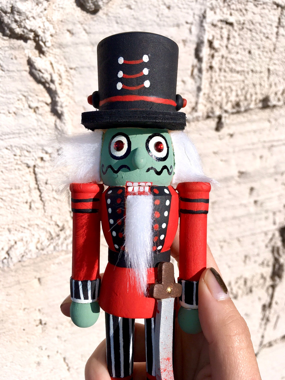 Haunted Mansion Hand Painted Christmas Nutcracker - Nightmare Before ...