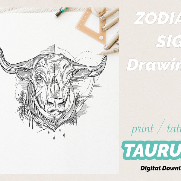 Taurus Star Constellation Tattoo - Etsy