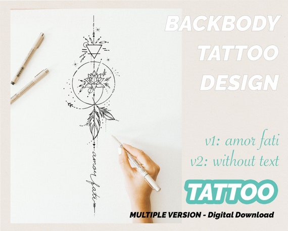 Delicate Back Tattoos