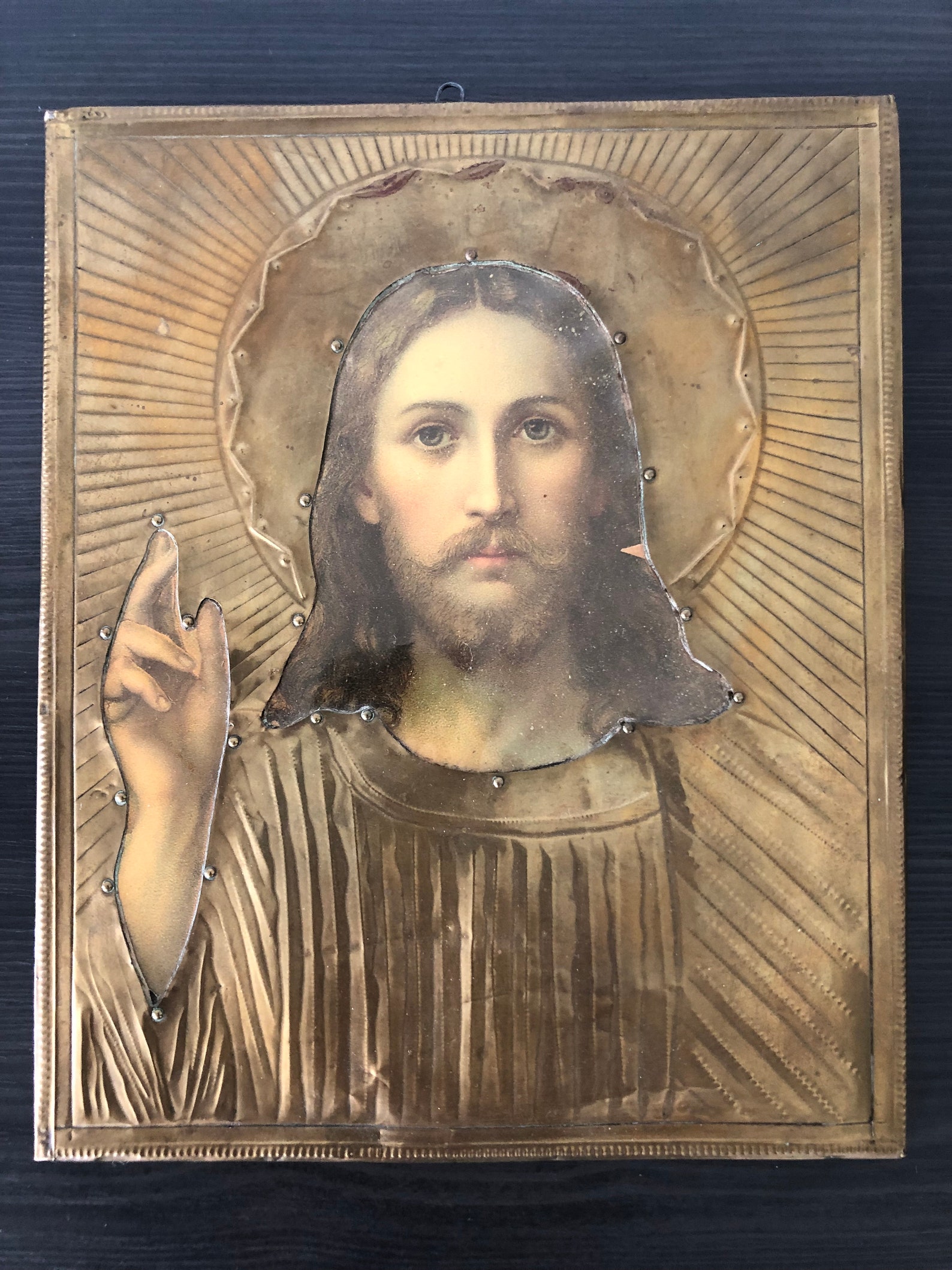 Old Icon of Jesus Christ Oliography - Etsy