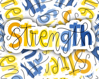 Strength Sticker - Etsy