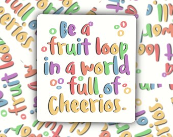 Fruit Loop in a World of Cheerios Png - Etsy