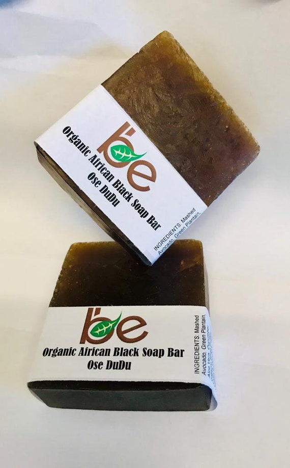 Organic African Bl Ack Soap Bar 150G Effective Treatment for | Etsy