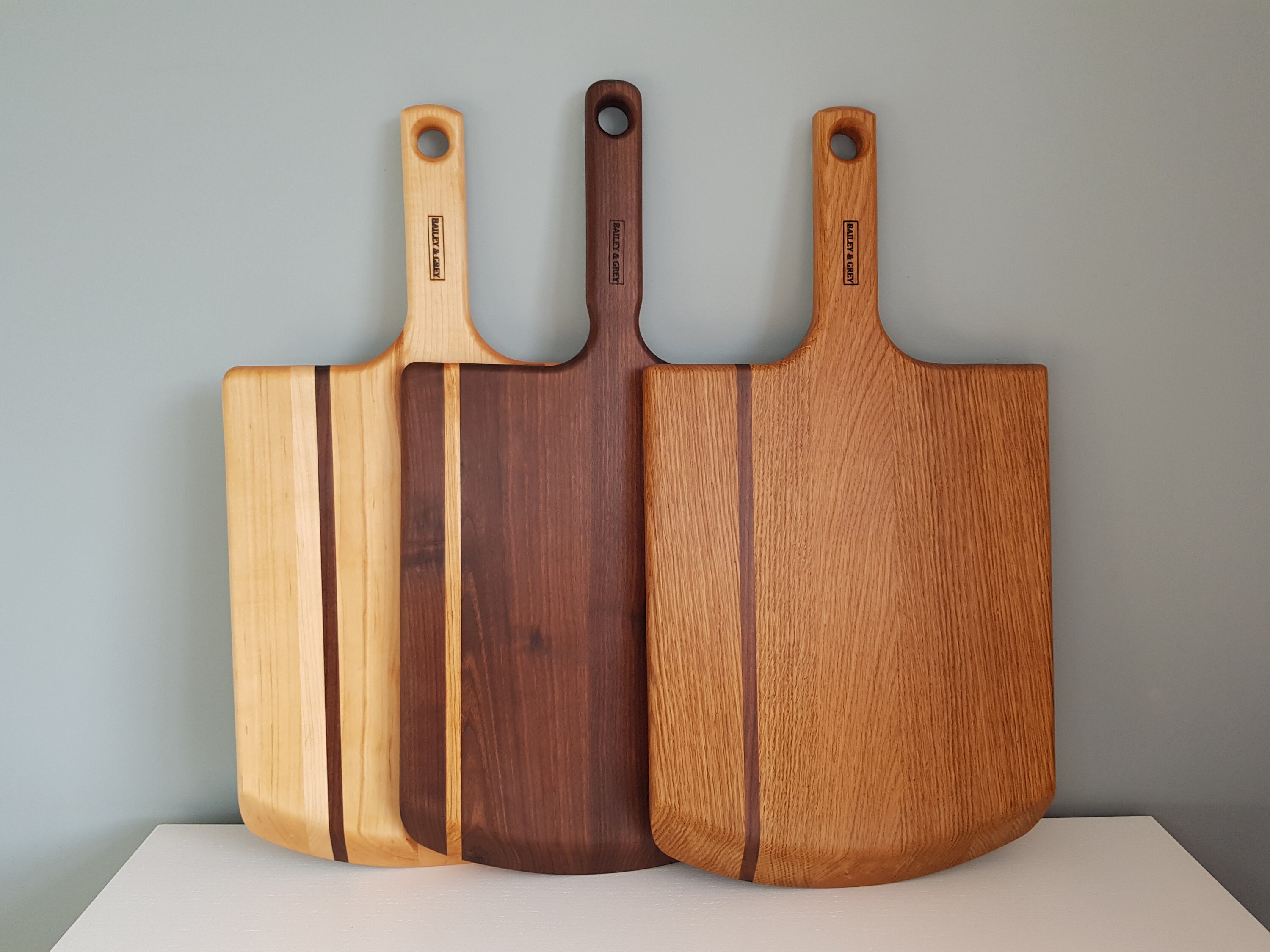 Oak and Walnut Wooden Baking Peel Wooden Bread Peel - Etsy.de