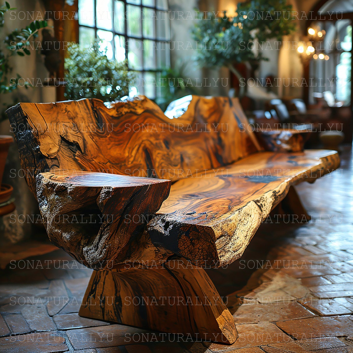 Wooden Seating, Nature, Wood Carved, Sofa, Eco-friendly, Downloadable ...
