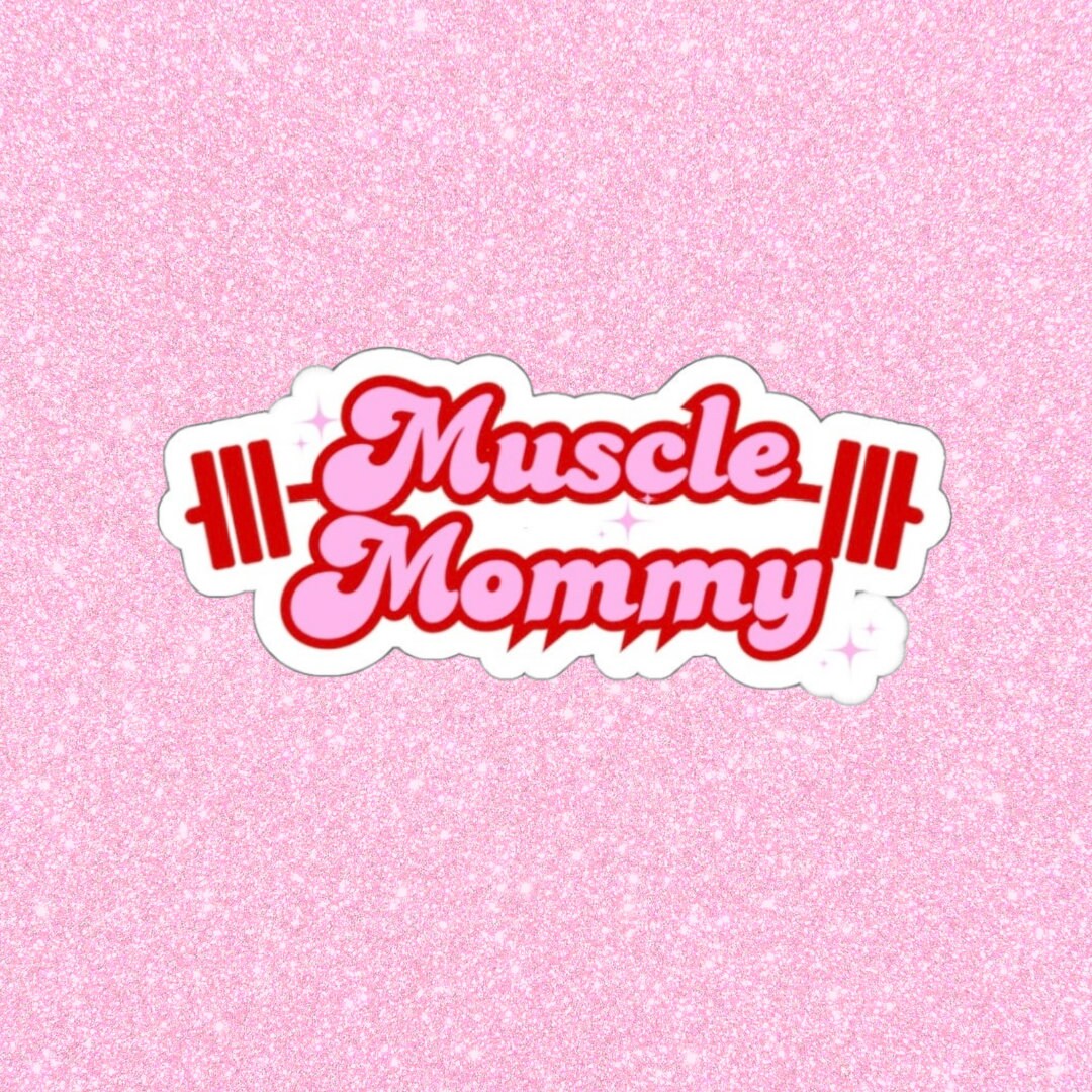 Fitness Stickers, Muscle Mommy Sticker, Trendy Waterproof Decals for ...