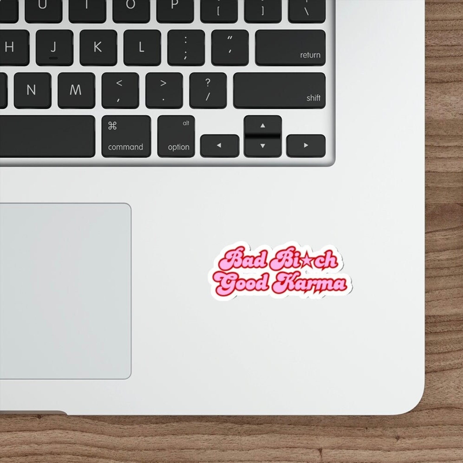 Pink Bad Bi*ch, Good Karma Sticker - Etsy