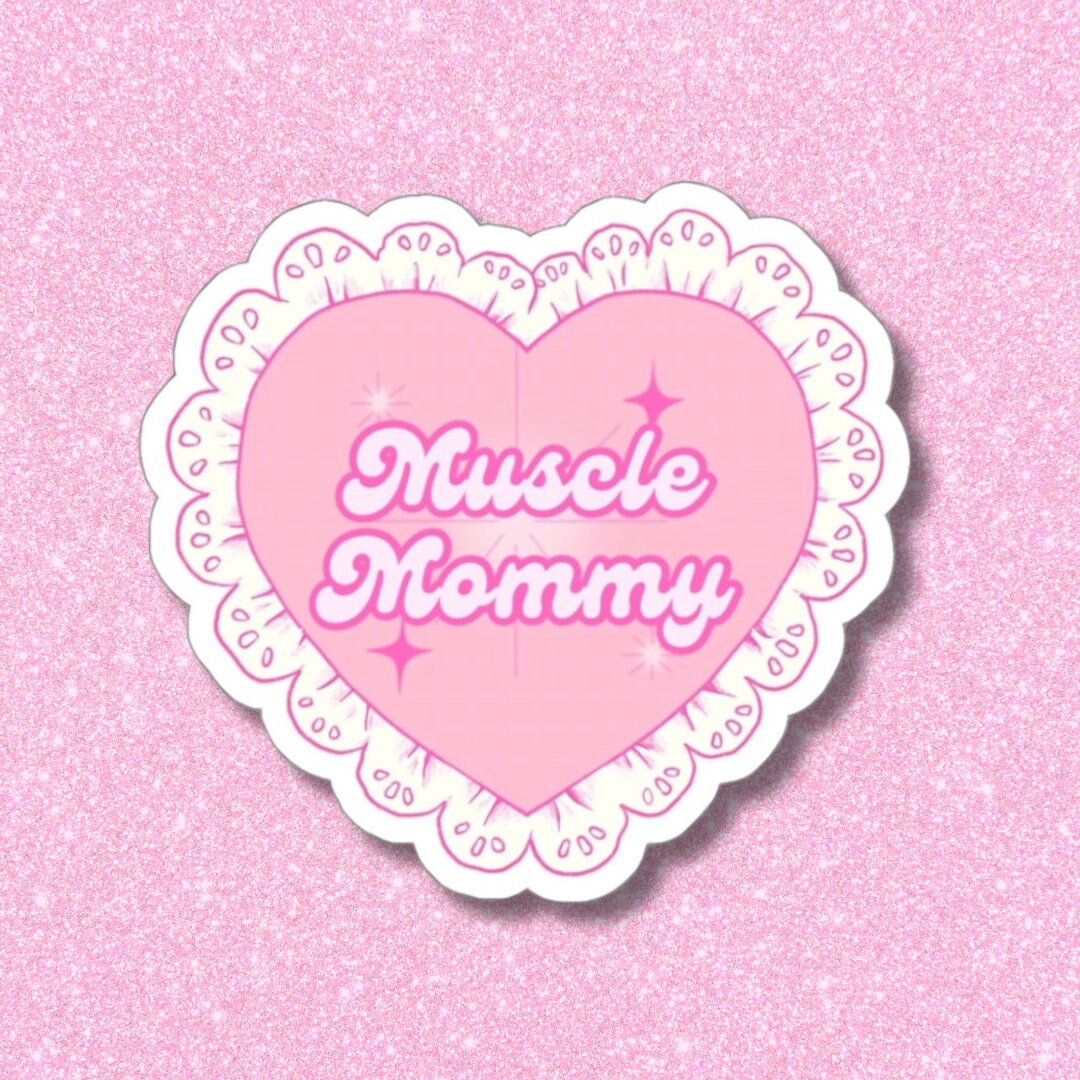 Coquette Muscle Mommy Sticker, Fitness Sticker, Water Resistent Vinyl ...