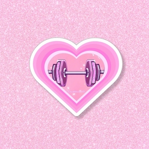 Gym Stickers for Water Bottle, Laptop, Ipad, Cups, Cute Water Resistant ...