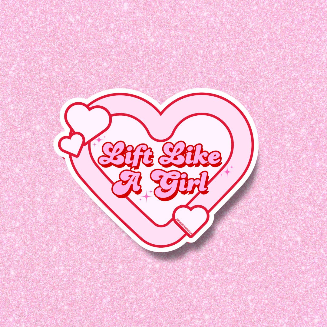 Lift Like a Girl Stickers for Tumblers, Fitness Stickers for Her ...