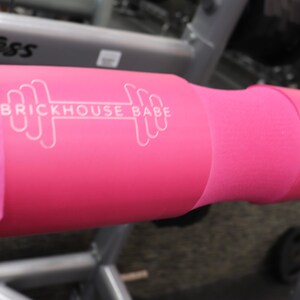 Pink Barbell Pad | W Glitter Straps | Carrying Bag | Pink Straps | Hip ...