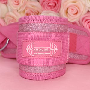 Pink Glitter Fitness Bundle for Glutes | Fitness Gift Basket | Barbell ...