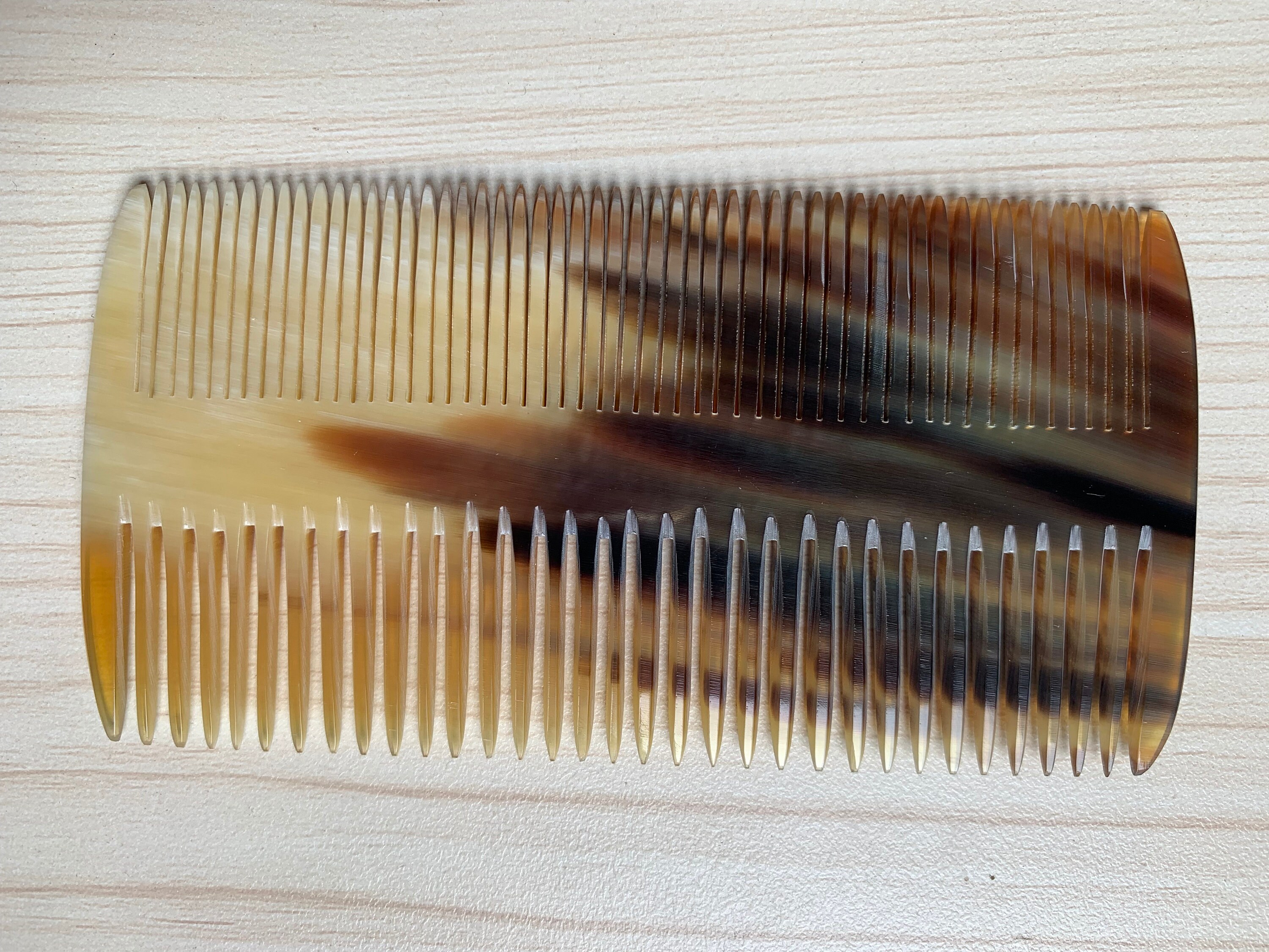 Big Size Buffalo Horn Comb, Comb for Hair, Horn Comb, Anti Static Comb ...