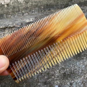 Big Size Buffalo Horn Comb, Comb for Hair, Horn Comb, Anti Static Comb ...