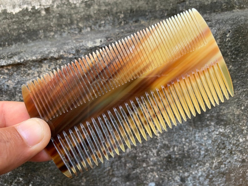 Big Size Buffalo Horn Comb, Comb for Hair, Horn Comb, Anti Static Comb ...