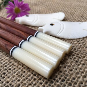Combo 2 Chopsticks Set With Rests: 2 Pairs of Rosewood Chopsticks and 2 ...