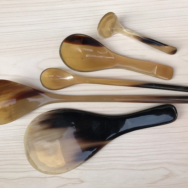 Horn Spoon - Etsy