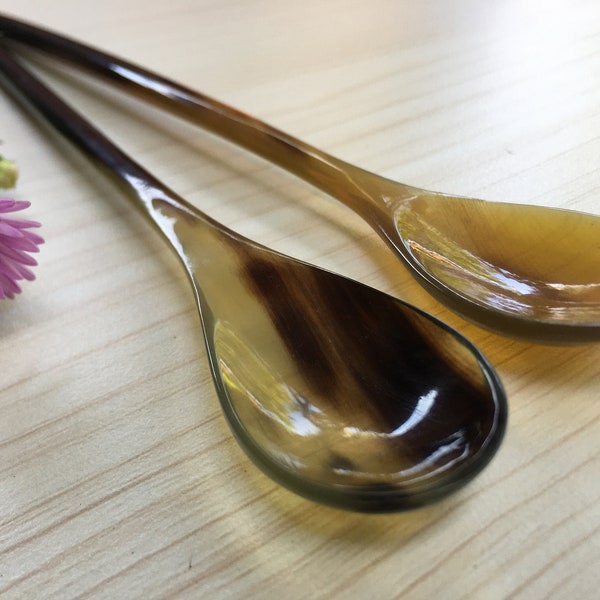 Horn Spoon - Etsy