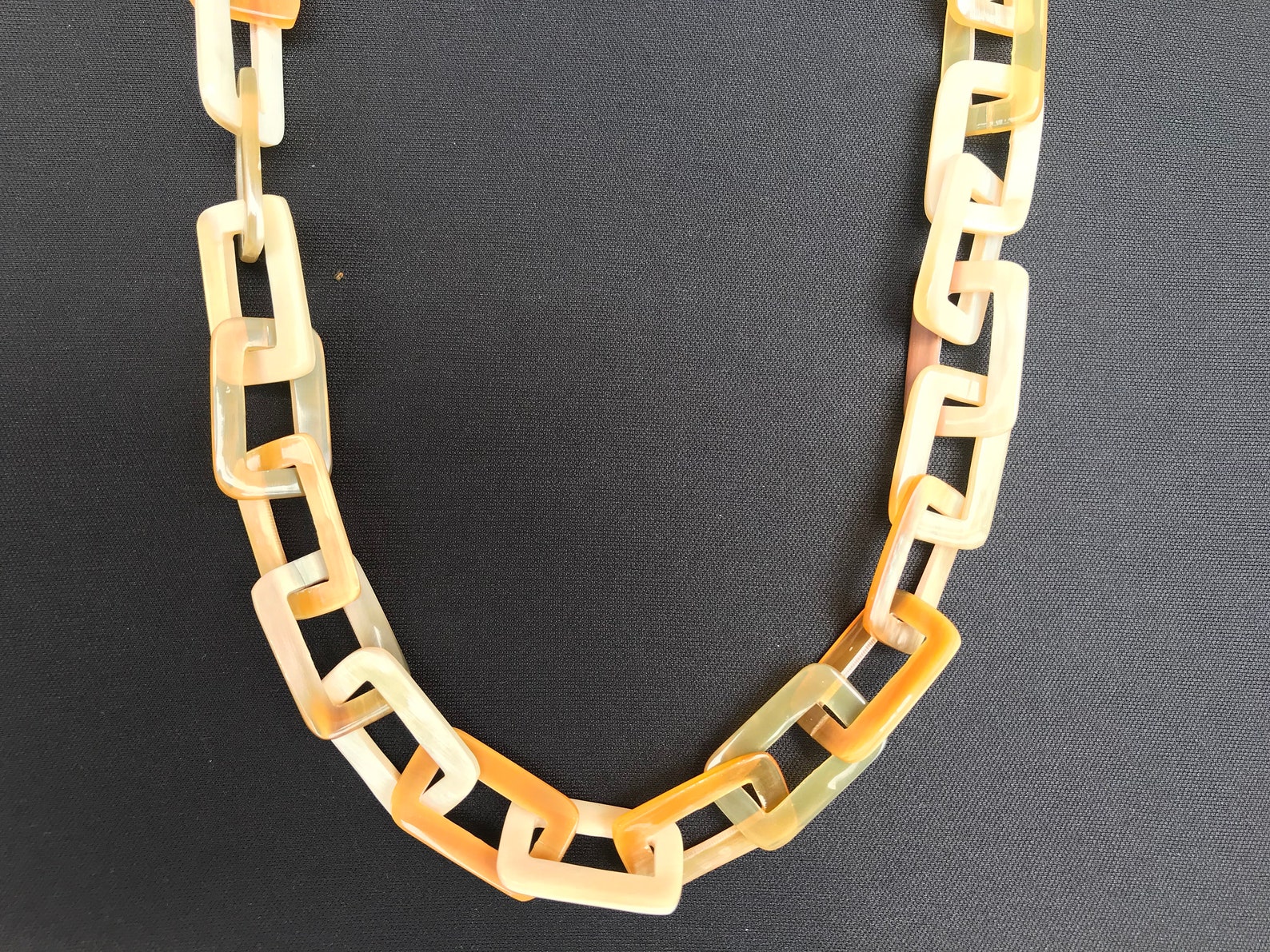 Buffalo Horn Chain Necklace Chunky Necklace Chunky Chain | Etsy