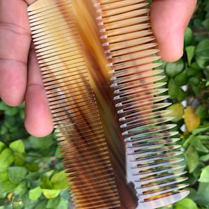 Big Size Buffalo Horn Comb, Comb for Hair, Horn Comb, Anti Static Comb ...