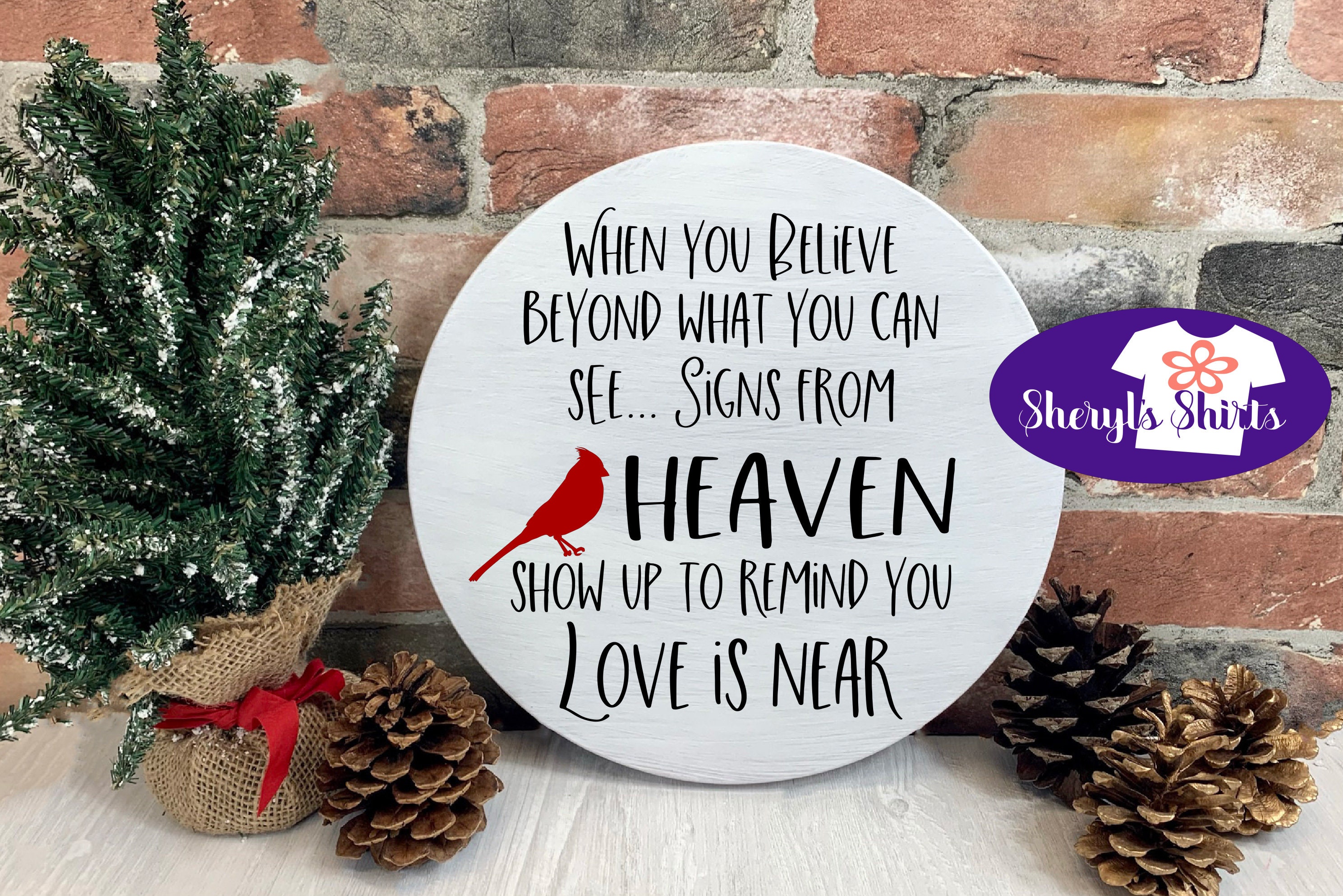 When You Believe Beyond What You Can See Signs From Heaven | Etsy