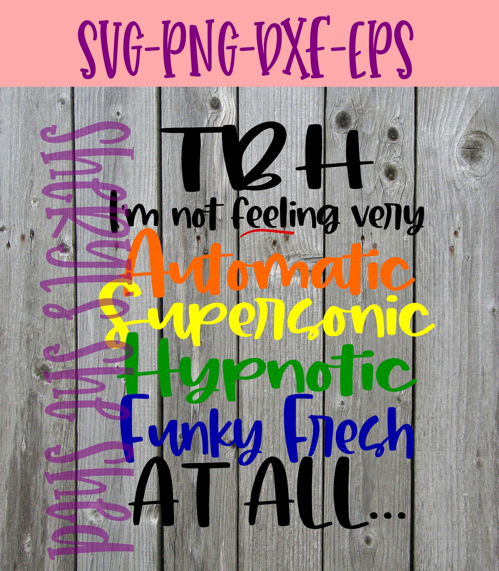 Not Feeling It Digital Cut Files - Etsy