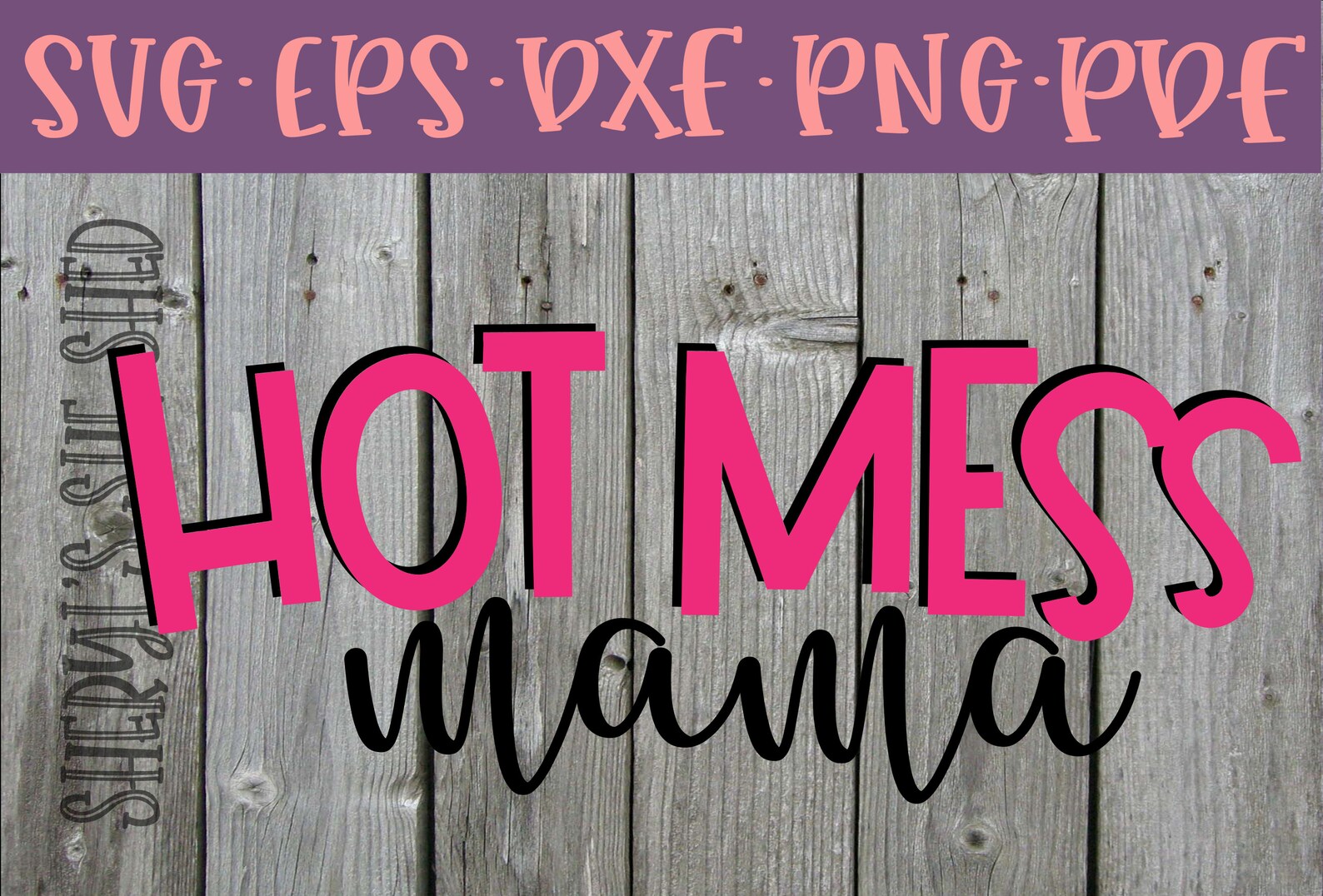 Hot Mess Mama SVG Eps PNG Dxf Digital Cut File Cricut - Etsy UK
