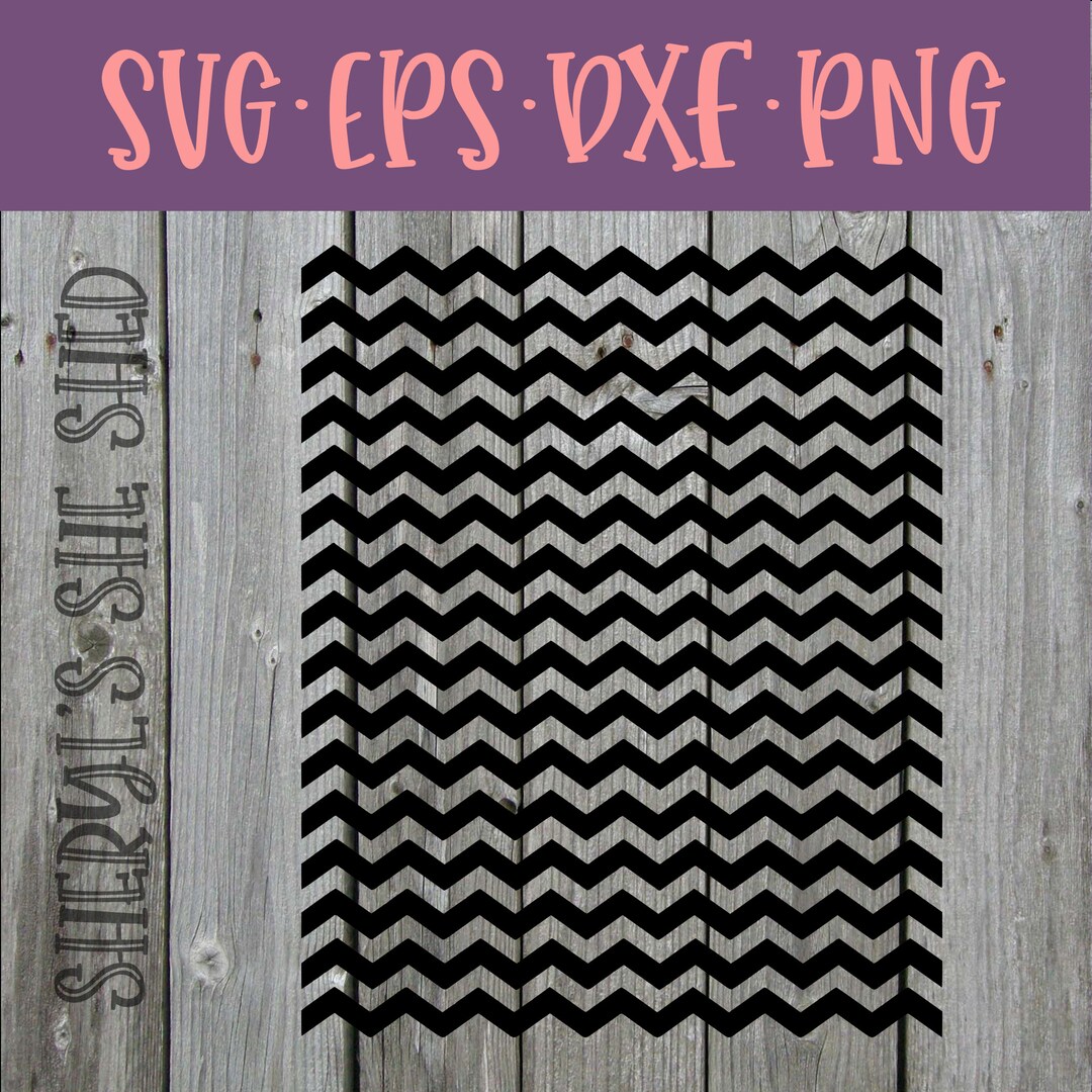Chevron Pattern SVG Eps PNG Dxf Digital Cut File Cricut Silhouette ...