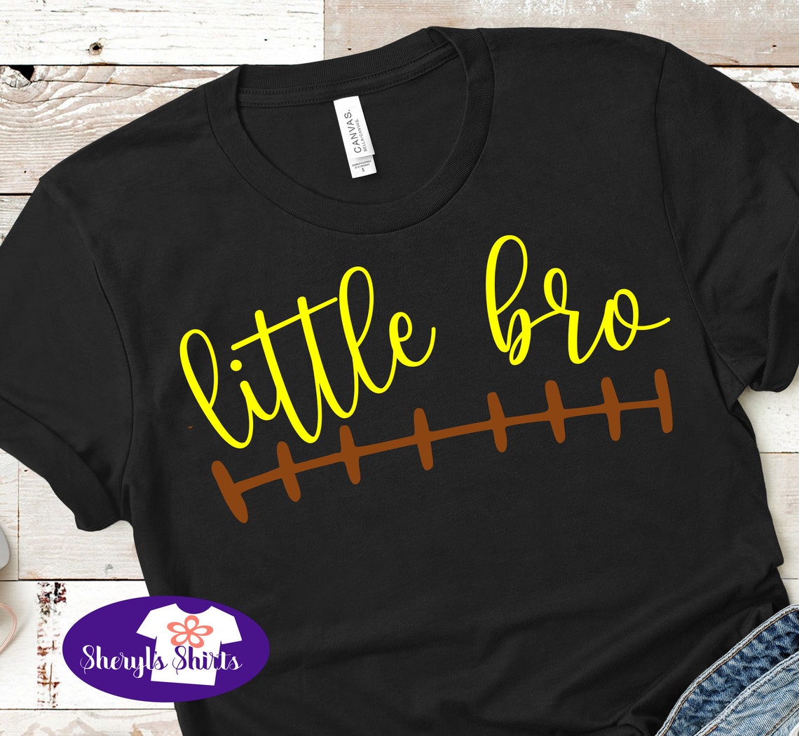 Mama Little Sis Little Bro Football Bundle SVG eps PNG dxf | Etsy
