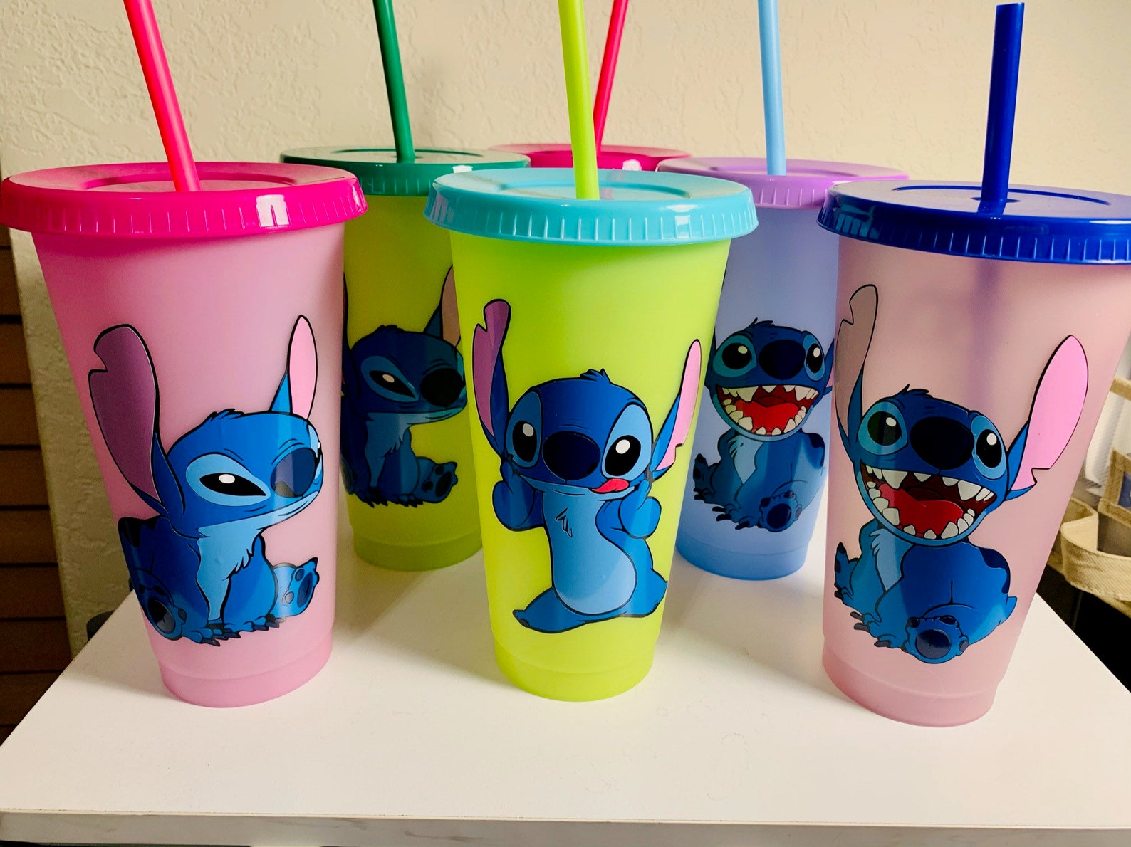 Stitch Inspired Color Changing Cup or Clear Tumbler With Name - Etsy