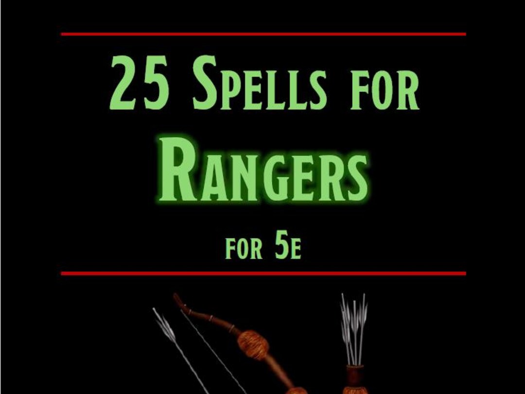 25 Ranger Spells for 5e | Homebrew Magic PDF | Hunter's Mark Expansions ...