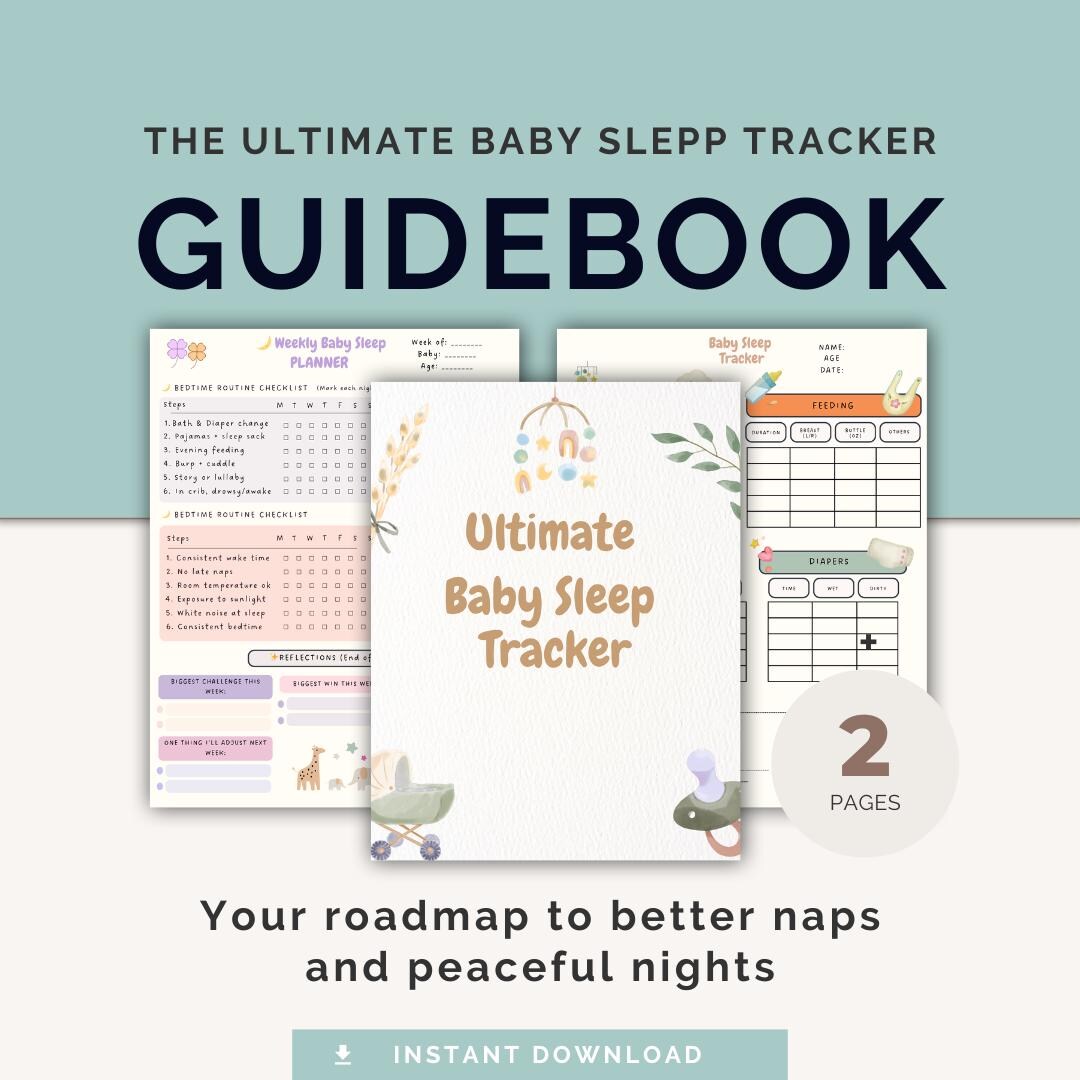 Baby Sleep Tracker Printable: Newborn Weekly Sleep Log (PDF Download ...