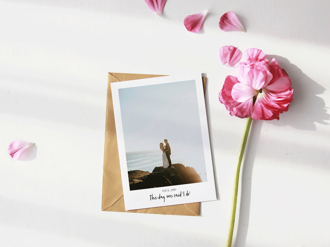 Personalized Photo Card Custom Photo Card Printable Photo | Etsy