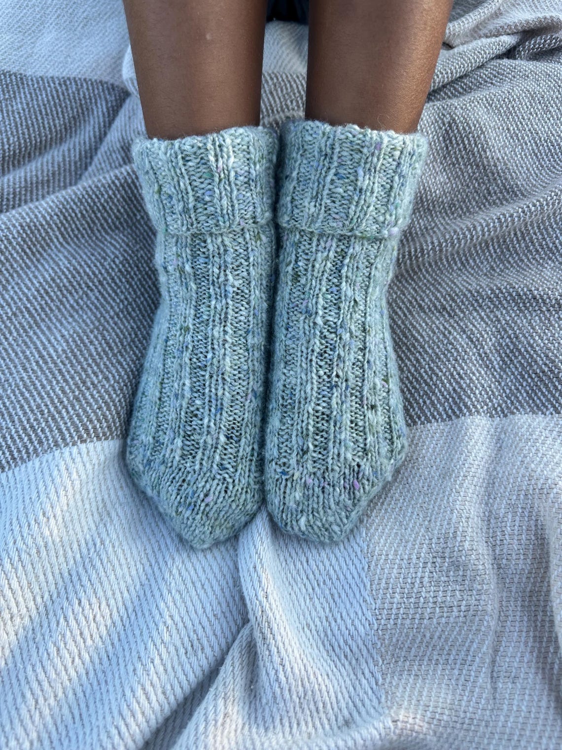 Knit Wool Socks// Cozy Socks - Etsy