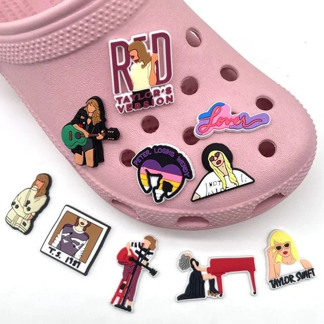 10 Taylor Swift Shoe Charms Croc Accessories Swiftie - Etsy Australia