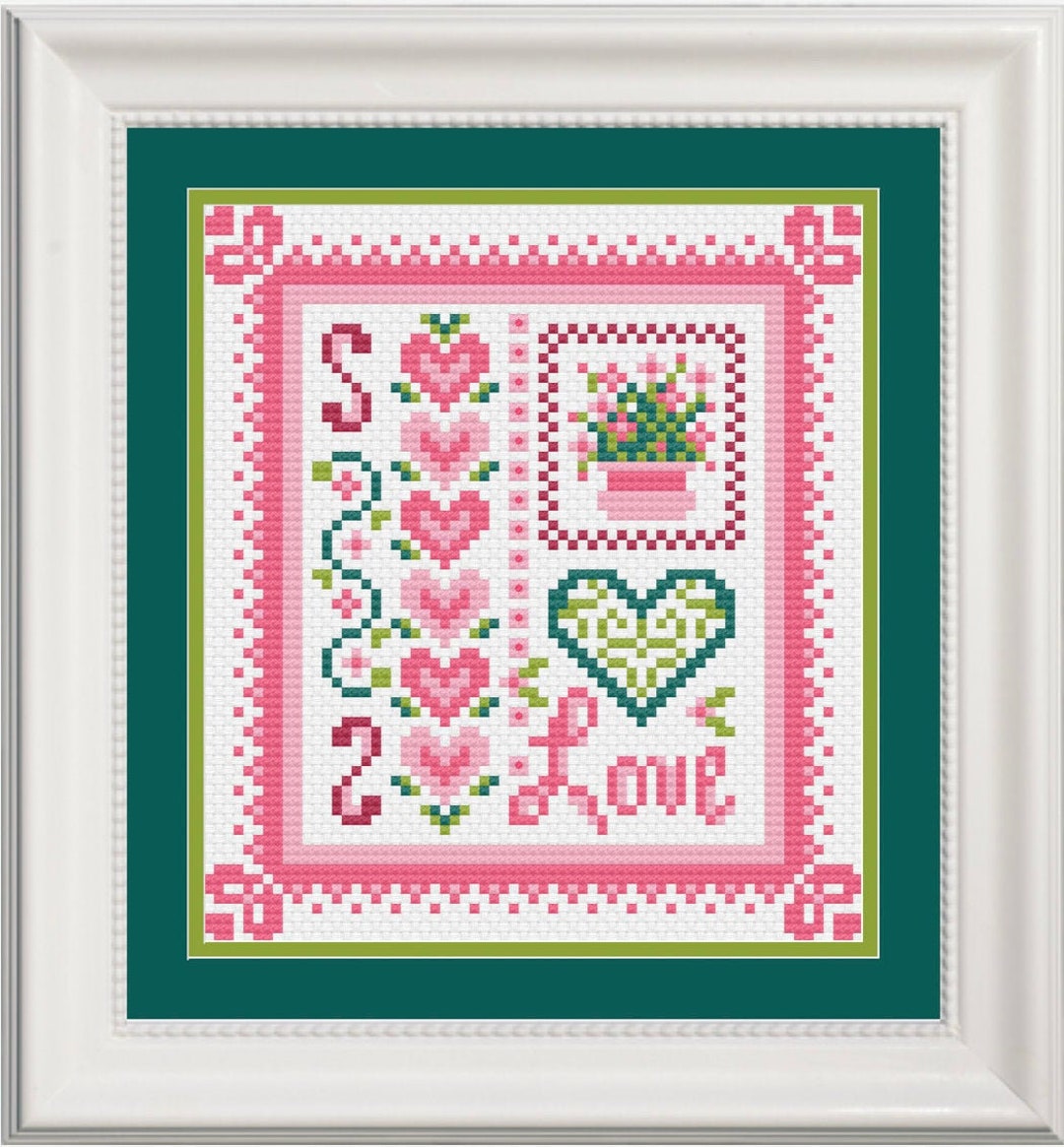 Love Garden Sampler Cross Stitch Pattern PDF Only - Etsy