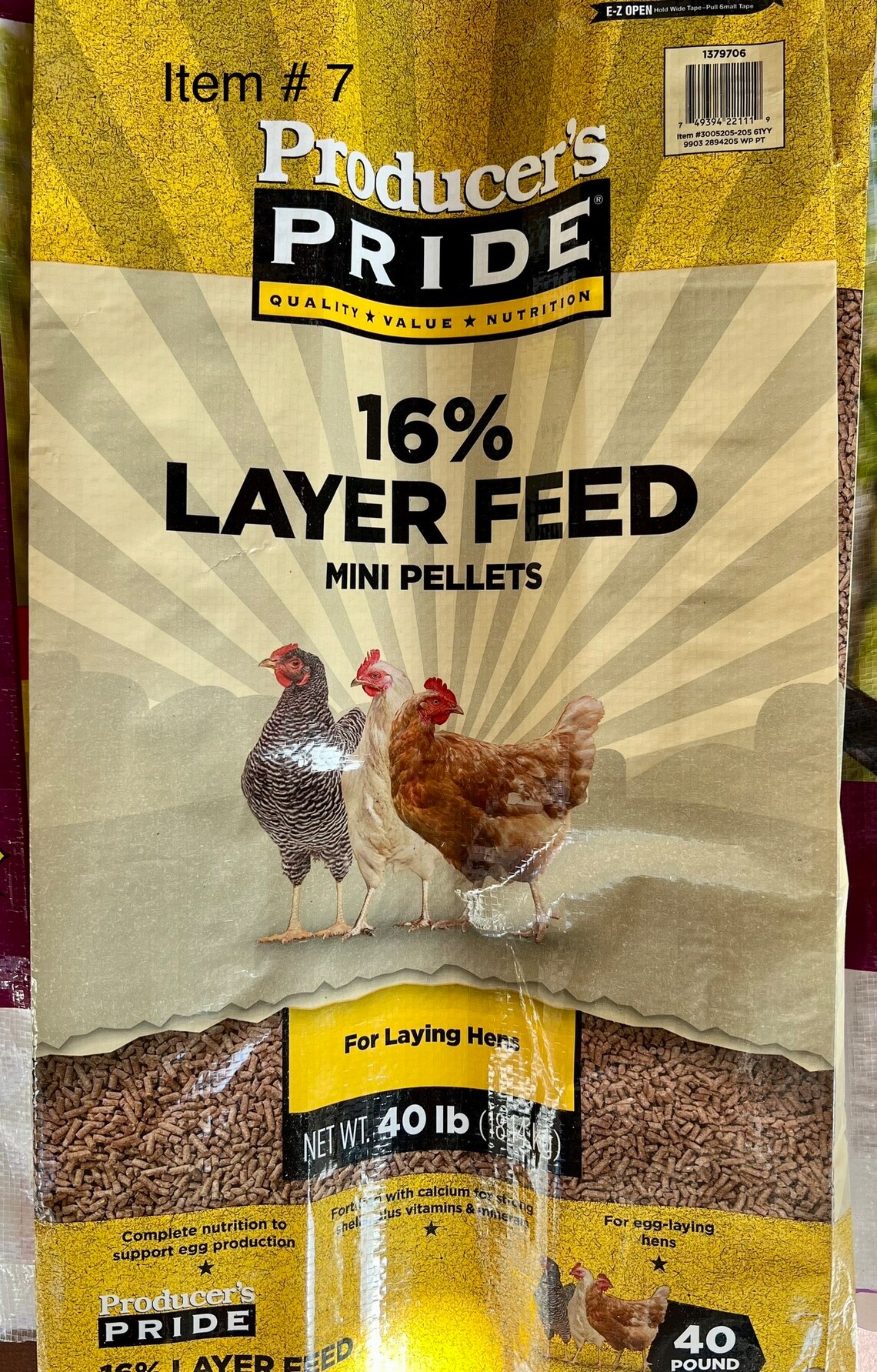 Upcycle Farm Feed Bag Tote With Cloth Handles Cow, Horse, Chicken, Farm ...