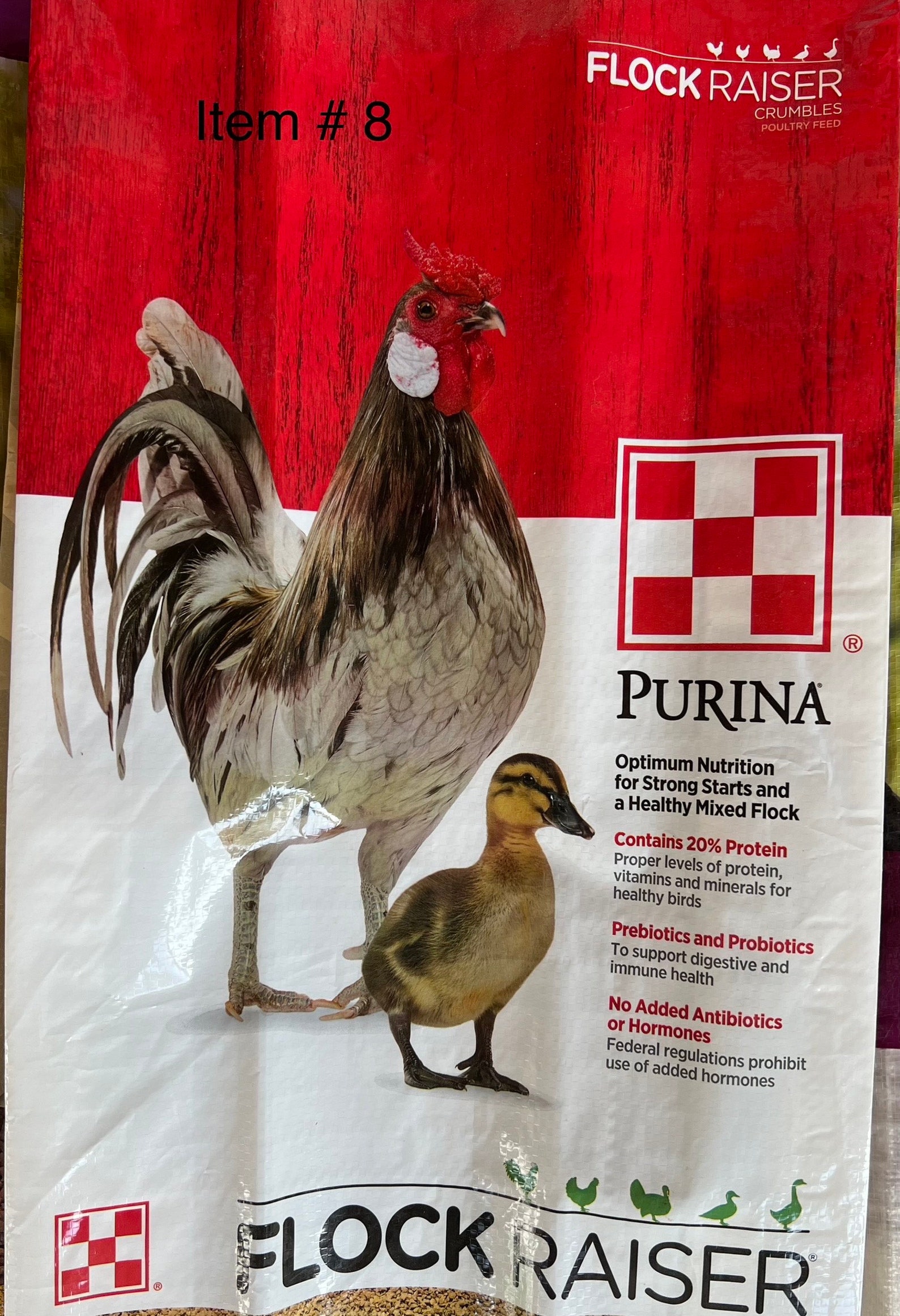 Upcycle Farm Feed Bag Tote With Cloth Handles Cow, Horse, Chicken, Farm ...