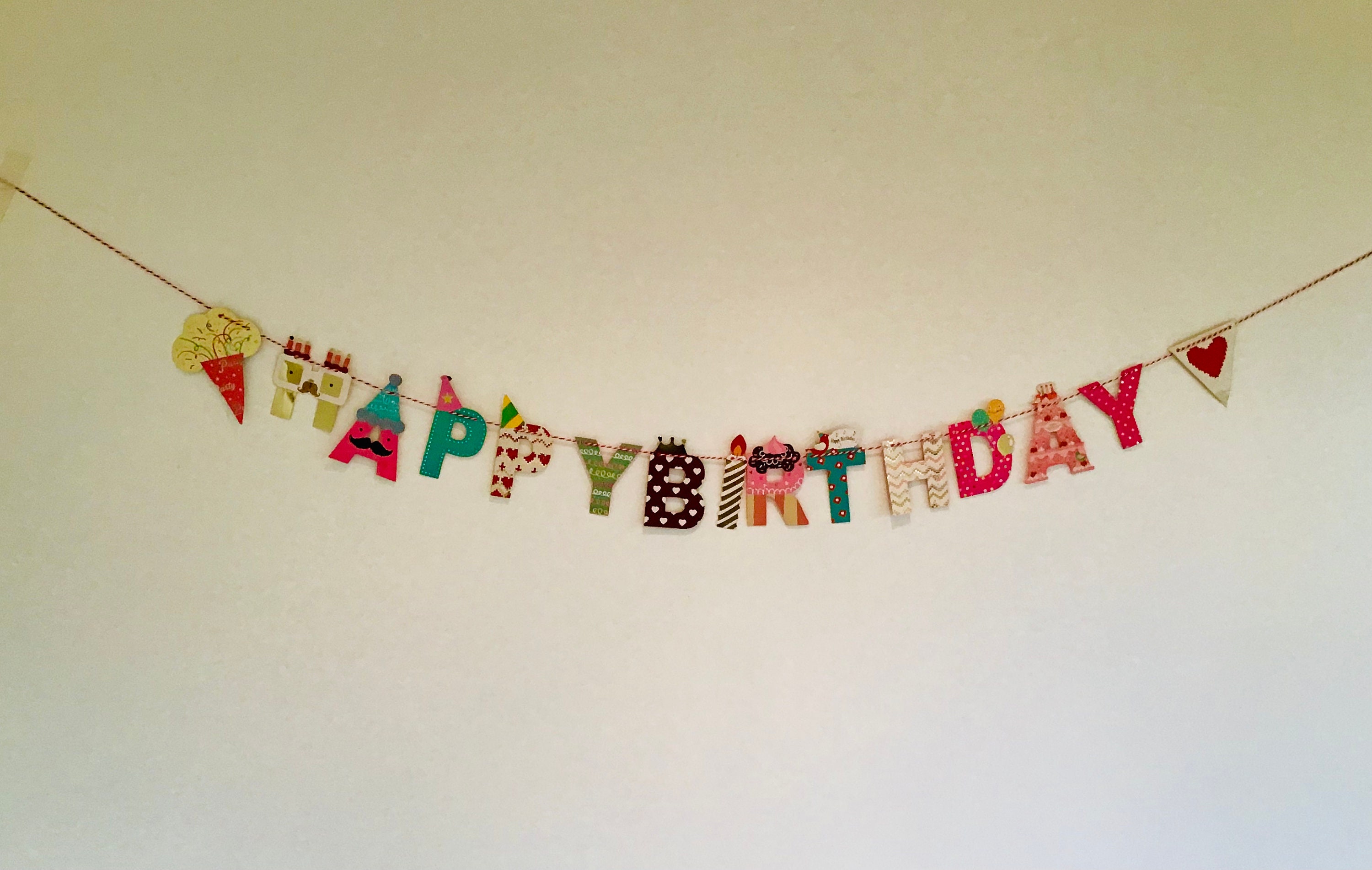 Happy Birthday Party Garland/ Banner - Etsy